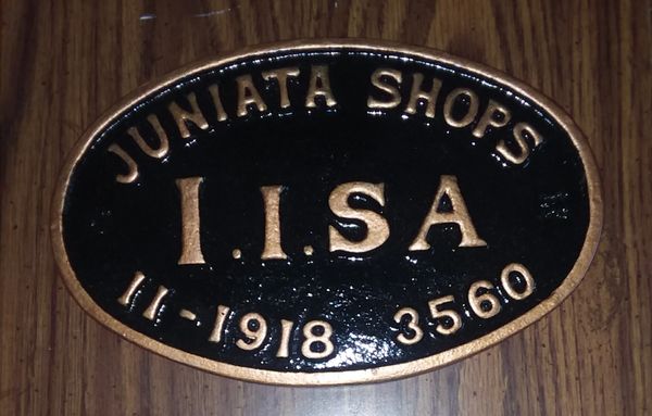 Replica PRR Builders Plate I1sa