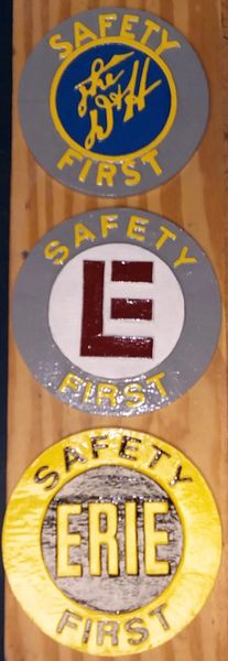 Safety First Railroad Plaques