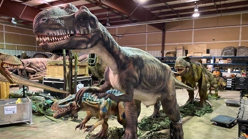 For Sale: Dozens and Dozens of Enormous Animatronic Dinosaurs