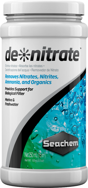 SEACHEM de*nitrate Reducer Anaerobic Aquarium Filter Media 250 mL denitrate