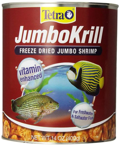 TETRA Jumbo Krill Freeze-Dried Shrimp Freshwater & Saltwater Fish ...
