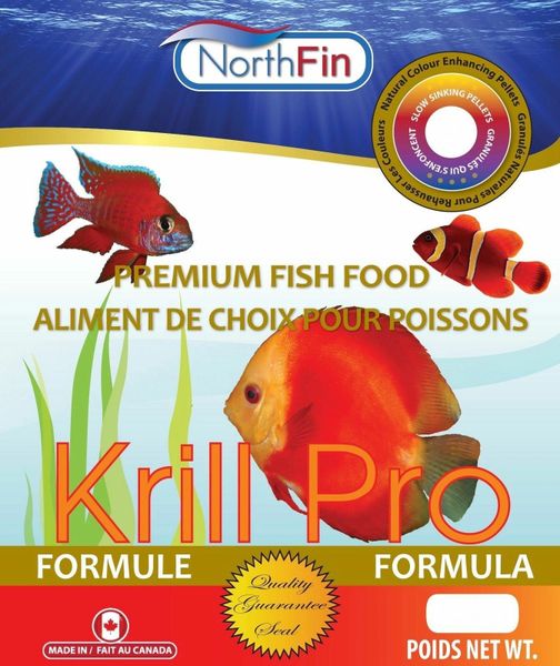 NORTHFIN KRILL PRO FORMULA PREMIUM FISH FOOD 1 KG 2 mm PELLETS