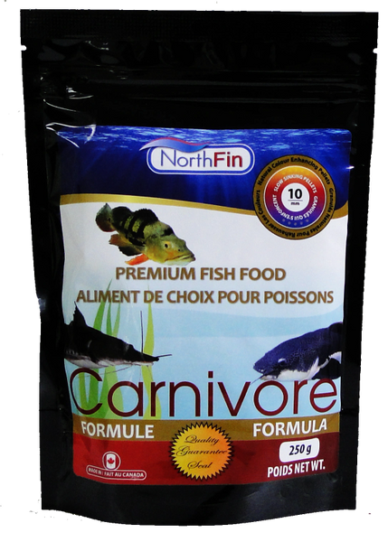 NORTHFIN CARNIVORE FORMULA PREMIUM FISH FOOD 250 GM 10 mm