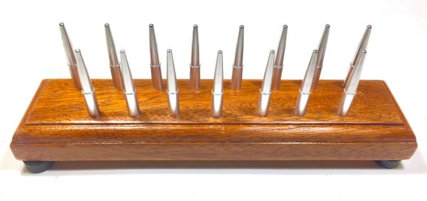 Bassoon Drying Rack - 15 FIXED PINS - CHERRY
