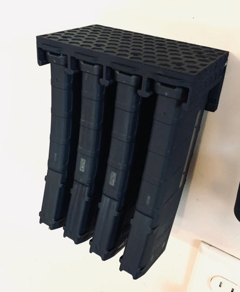 4x PMag Wall Mount