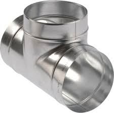 100mm metal tee