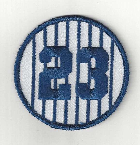 New York Yankees #23 Don Mattingly Retired Number 3" Round Patch