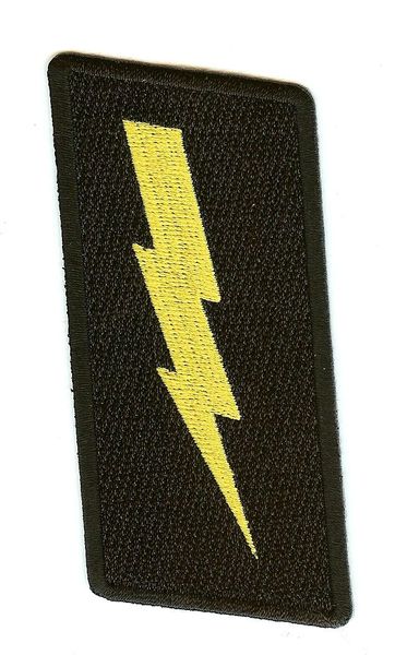 New York Knights LIghtning Bolt Patch Fully Embroidered Sew On