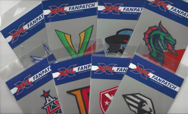 2020 XFL Inaugural Season Patch Combo - All 8 Teams - Official Mdse ...