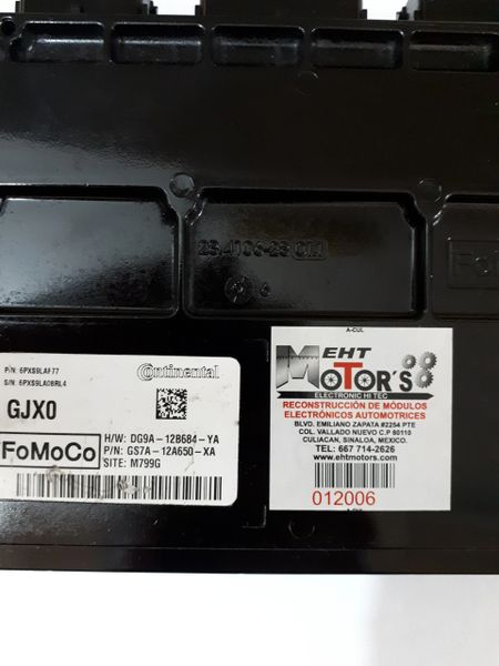 Computadora Ford Fusion 2014-2016 Gs7a-12a650-xa
