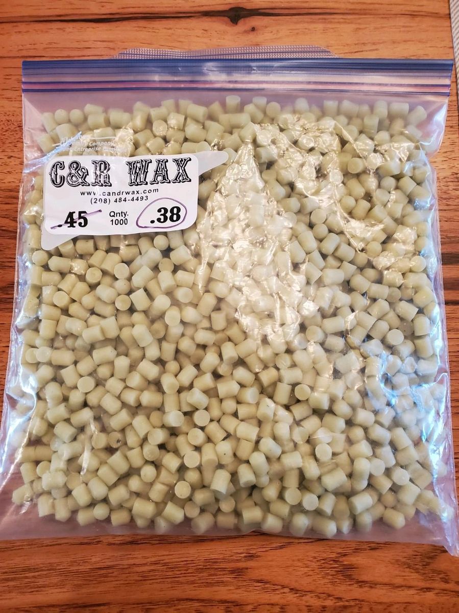 1000 ~ .38 caliber wax bullets (includes U.S. domestic shipping)
