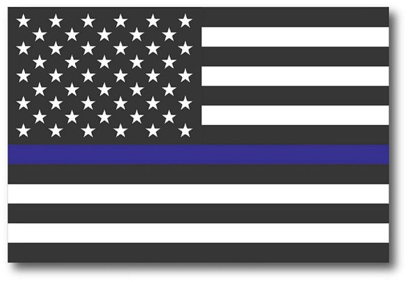 USA Style Thin Blue Line Flags