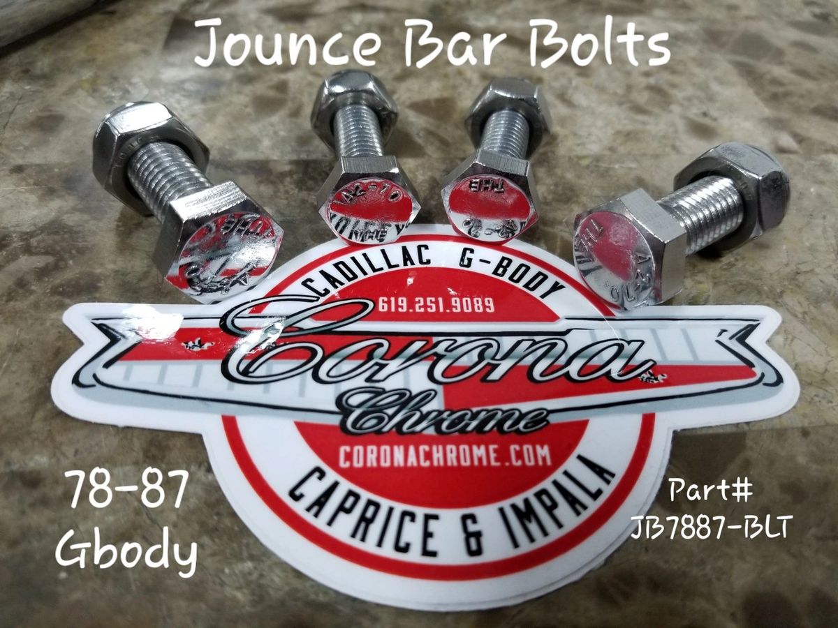 Jounce Bar Bolts - GBody