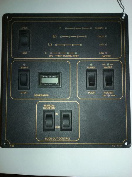KIB Generator Start Switch Control Panel