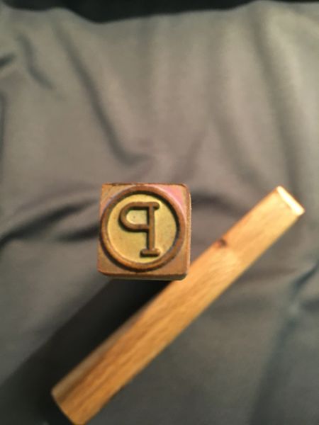 M1903 Springfield 1/2 P Proof with serifs Cartouche Stock Stamp