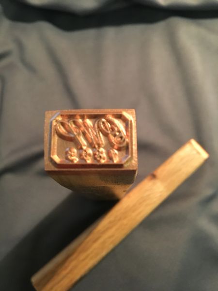 45-70 Springfield Script SWP 1893 Cartouche Stock Stamp