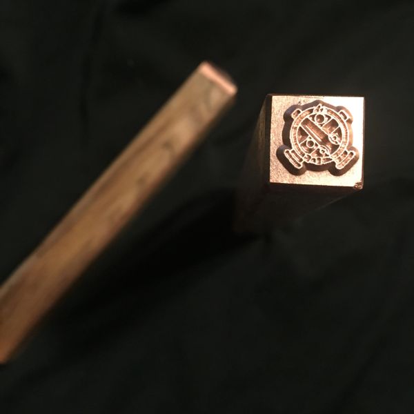 M1 Carbine Underwood Crossed Canon Cartouche Stock Stamp