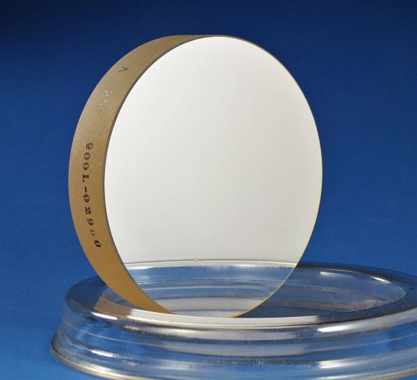 4" Dia. Zerodur Mirror, IBAD-96 Enhanced Alum, 1/20 wave flat