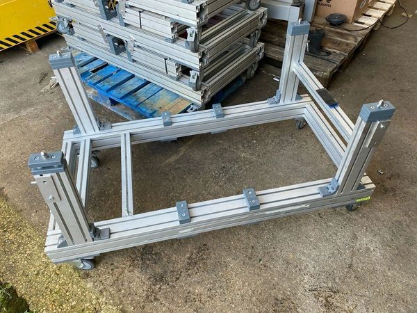 MiniTec Modular Aluminium Trolley race motorsport car go kart gearbox ...