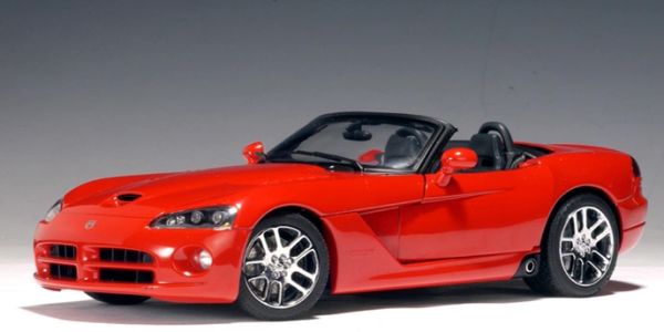 DODGE VIPER SRT-10 RED PROTOTYPE VERSION 1:18 by AUTOART 71701