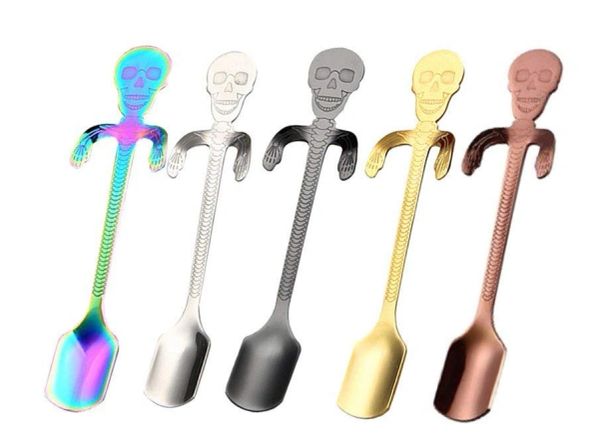 Glitter/Pigment Skeleton Spoon