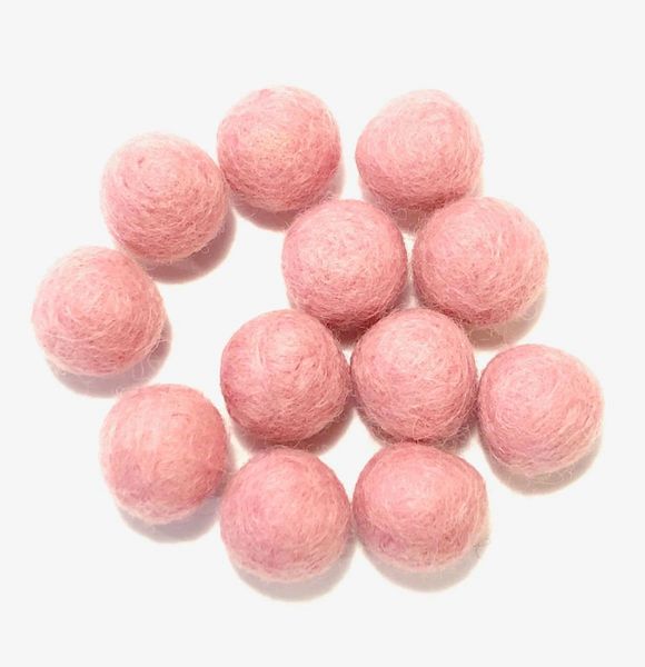 24PC Single Color Pack - POODLE Felt Balls