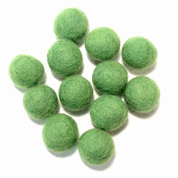 24PC Single Color Pack - APPLE Felt Balls