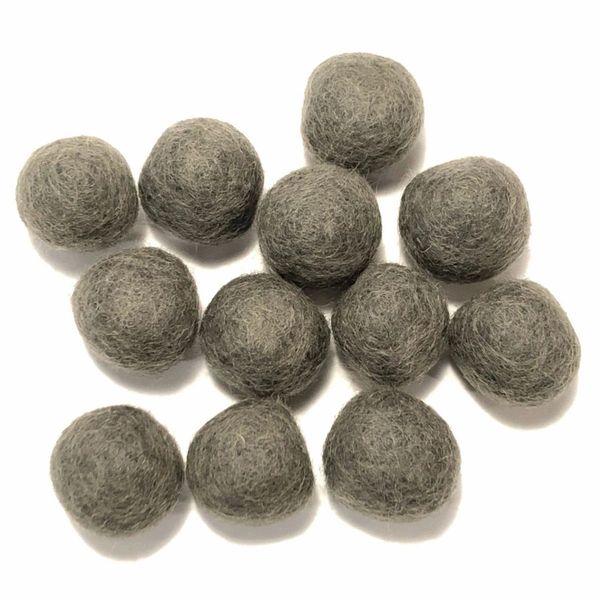 24PC Single Color Pack - SLATE Felt Balls
