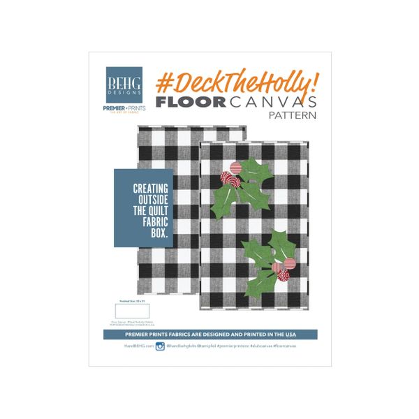 Floor Canvas-Deck The Holly Fabric Bundle & Pattern - BEHG DESIGNS for ...