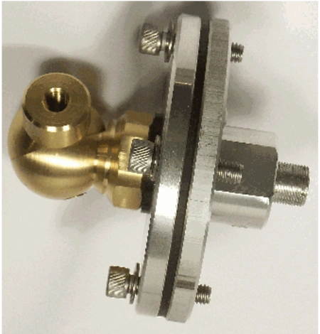 CB Ball Mount with SO-239 on 4 1/2 inch plates # 111