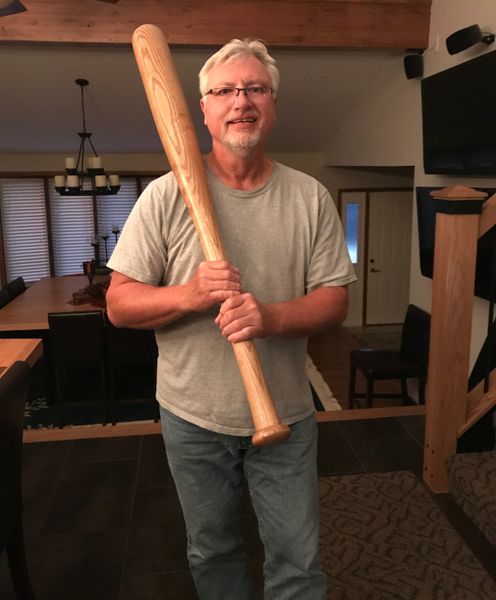 48" (4 Foot) Hand Turned Laminated Kiln Dried Specialty Wood Bat