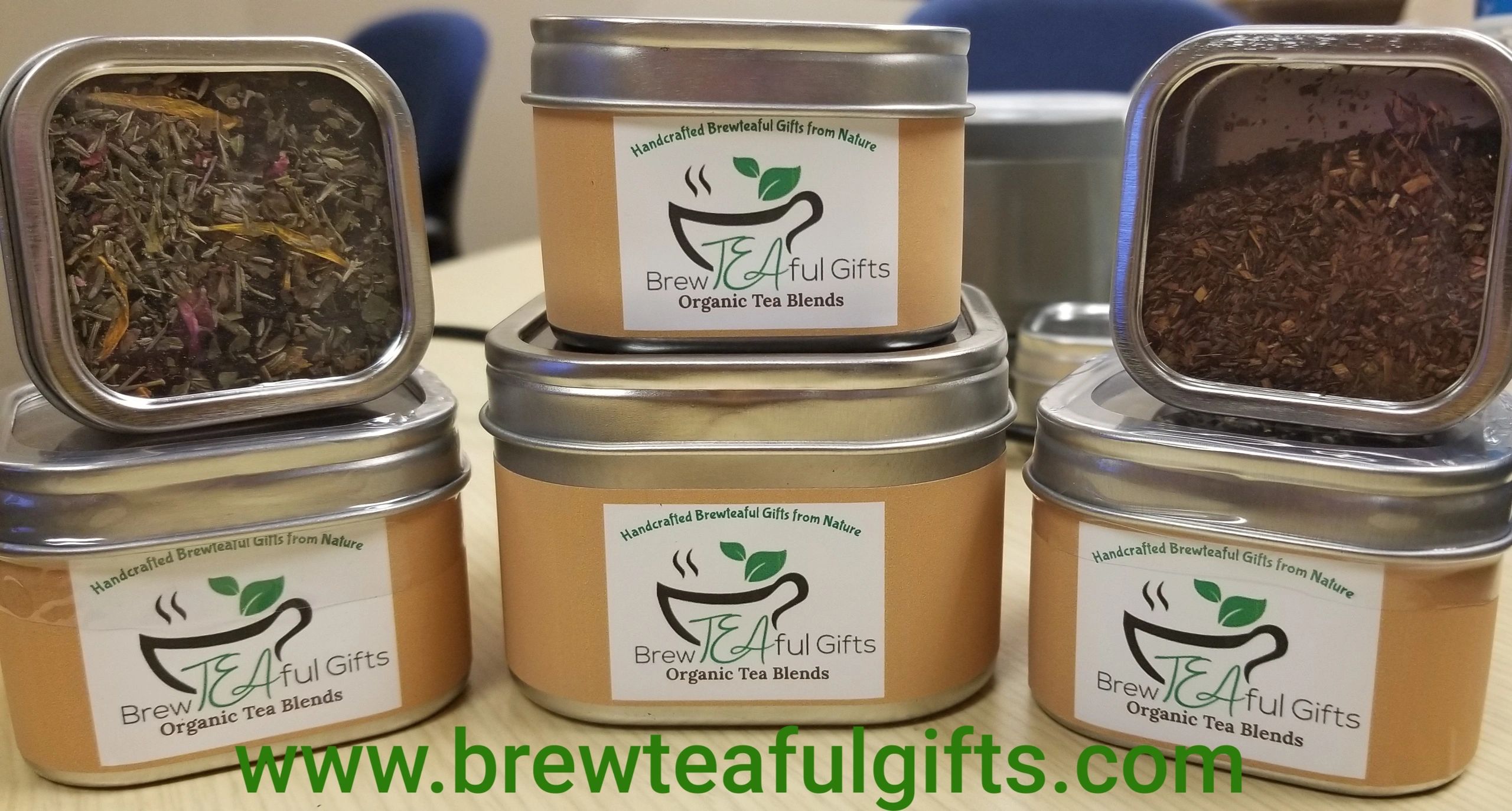 Tea, Herbal, Organic, Specialty, Custom Blends - brewTEAful Gifts