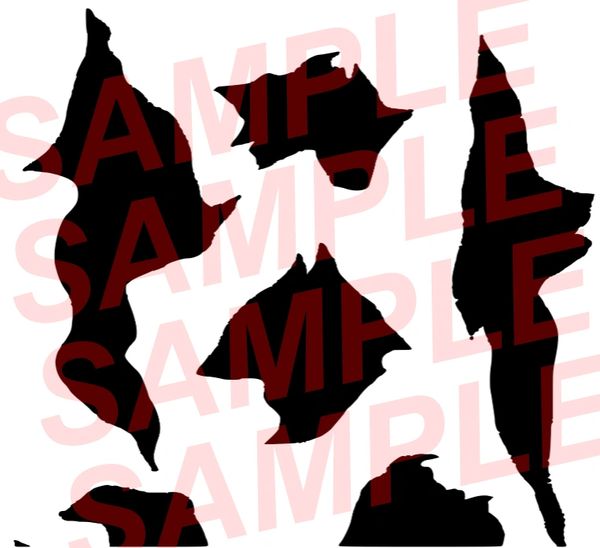 Geode Outline Template SVG