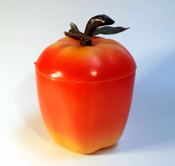 Retro Large Plastic Fruit Kitchen Canister