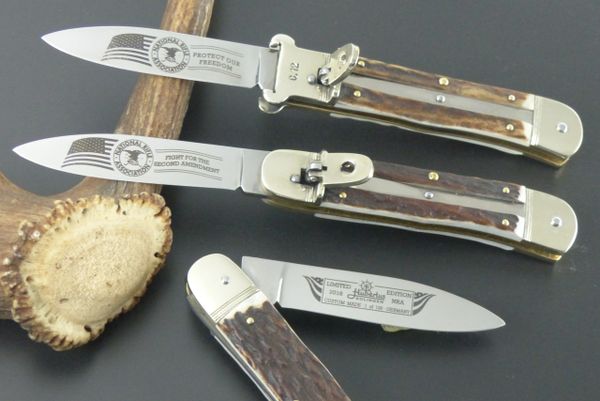 Hubertus Stag Leverlock 11cm SHELL PULLER '2024' NRA Limited Edition ...