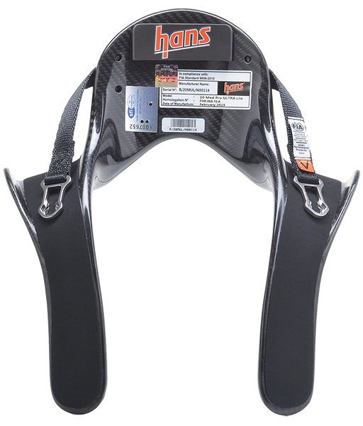 Hans Device, Pro Ultra Lite, 20 & 30 Degree, Sliding Tethers, SFI & FIA ...