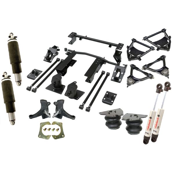 Ridetech Air Suspension System, 1973-1987 Chevy, C10, Chevrolet, 4-Link ...