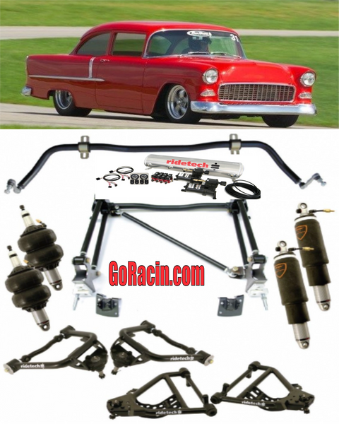 Ridetech Air Suspension System, 1955-1957 Chevrolet, 210, Bel Air, 5 ...