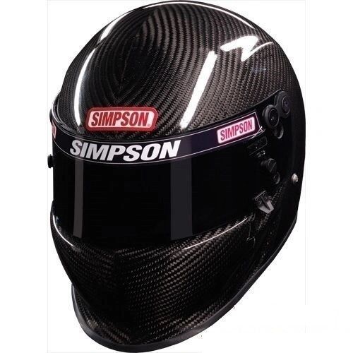 Simpson Racing EV1 SA2015, Carbon Fiber Helmet, USAC, NASCAR, Drag Race