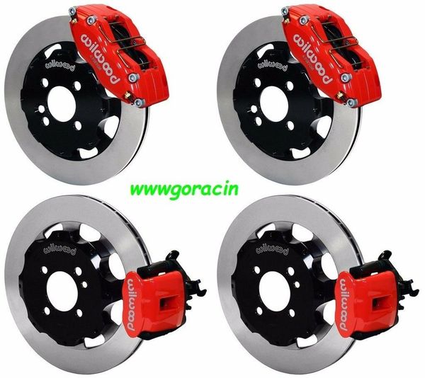 Wilwood Dynapro 4/CPB, Front & Rear Big Brake Kit, 2002-2015 Mini ...