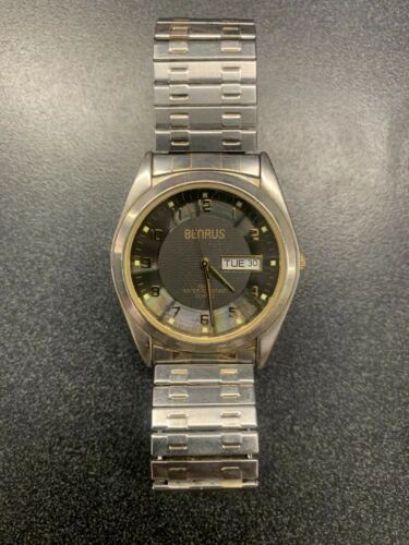 Benrus BNW25426W SR626SW Stainless Quartz Watch with Day/Date Display