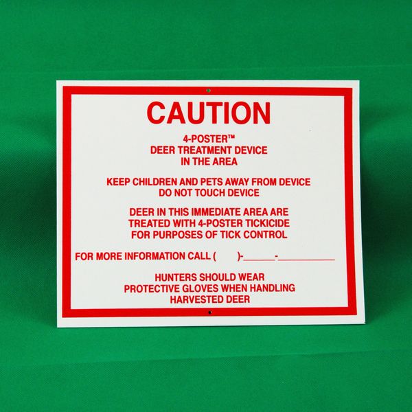 Warning Sign - 4Poster