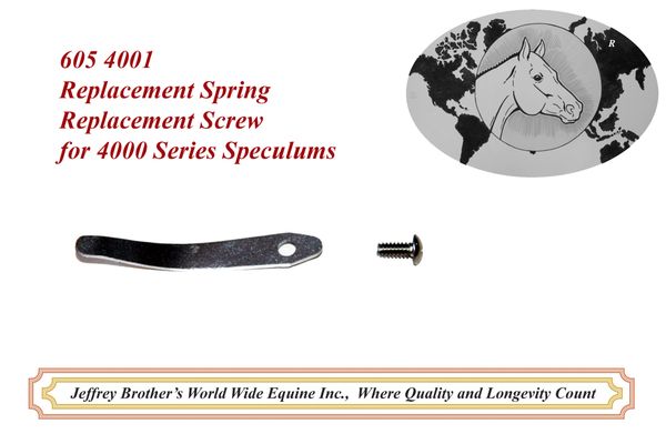 Speculum 4000 Series Replacement Spring and or Screw