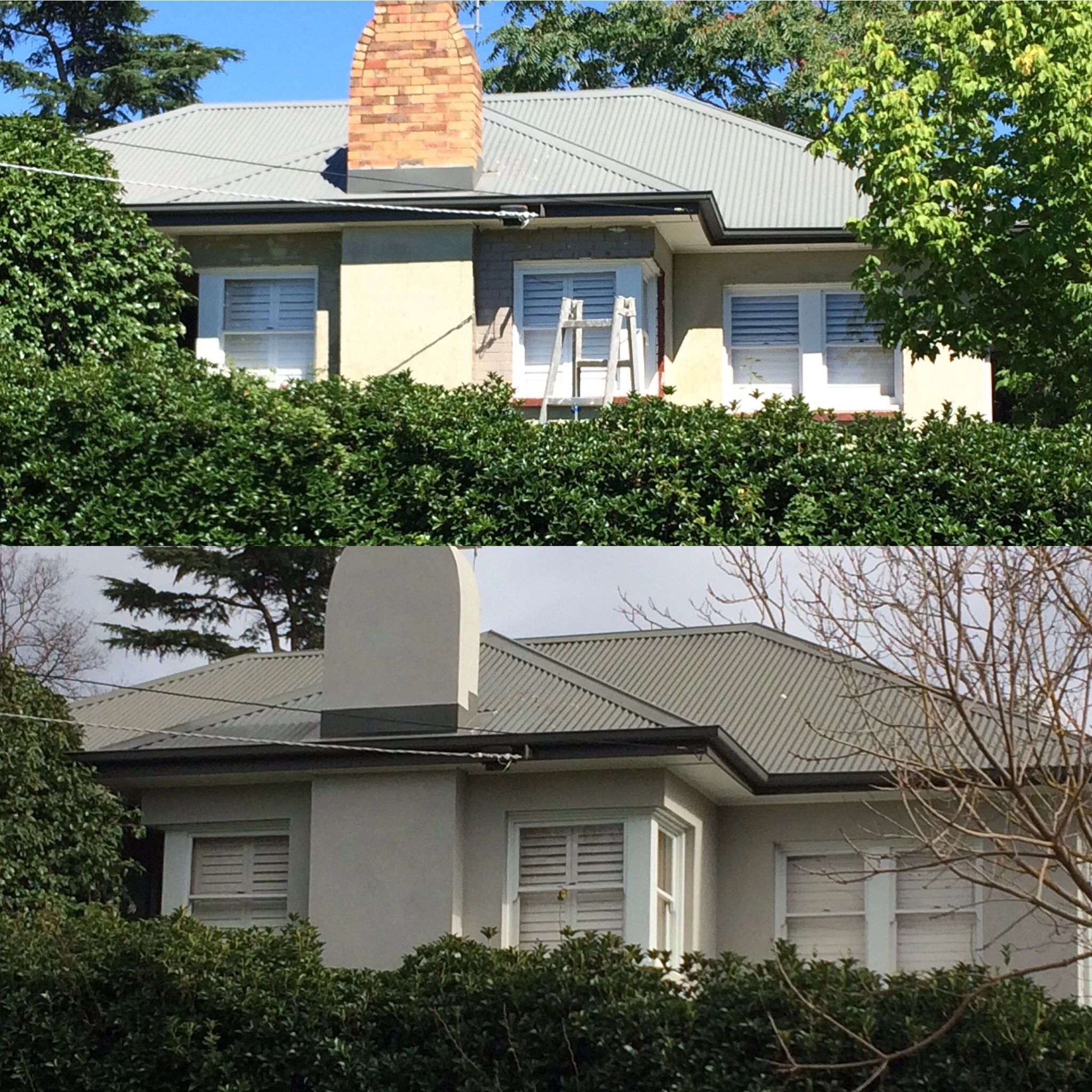 Before and After Rendering