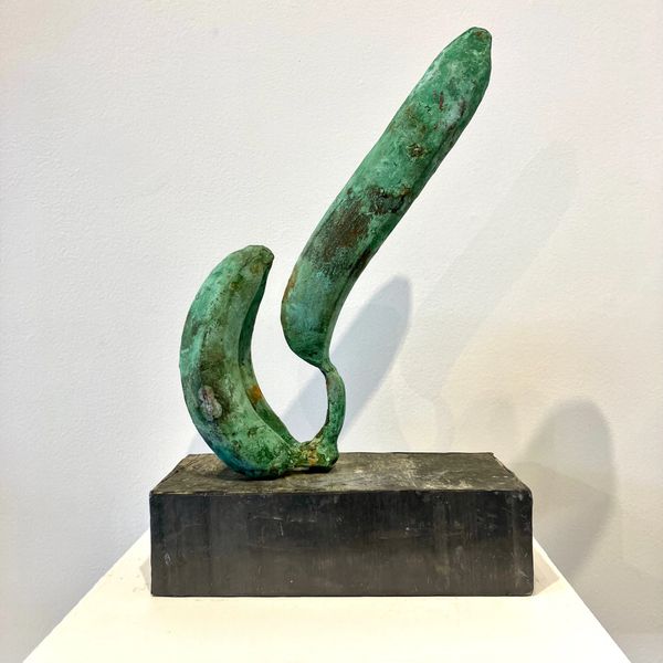 Ruben Trejo - “Bananas Verde I ” - 14” x 9” x 5”, bronze on metal box