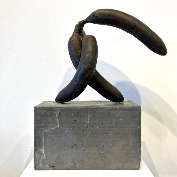 Ruben Trejo - “Bananas VII” - 16” x 13 x 5”, bronze on metal box