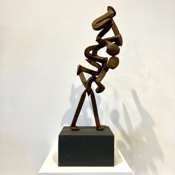 Ruben Trejo - “Joaquin Spikes IV” - 22” x 9” x 7”, metal railroad ...