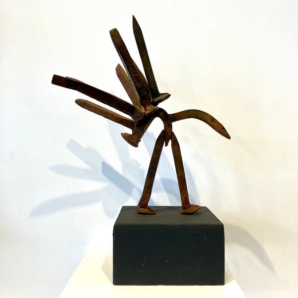 Ruben Trejo - “Joaquin Spikes III” - 14” x 9” x 7”, metal railroad ...