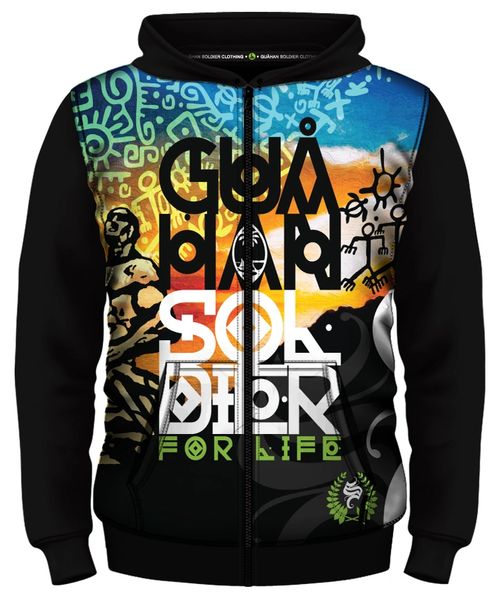 Guahan Soldier "Chief Gadao" Zipper Jacket