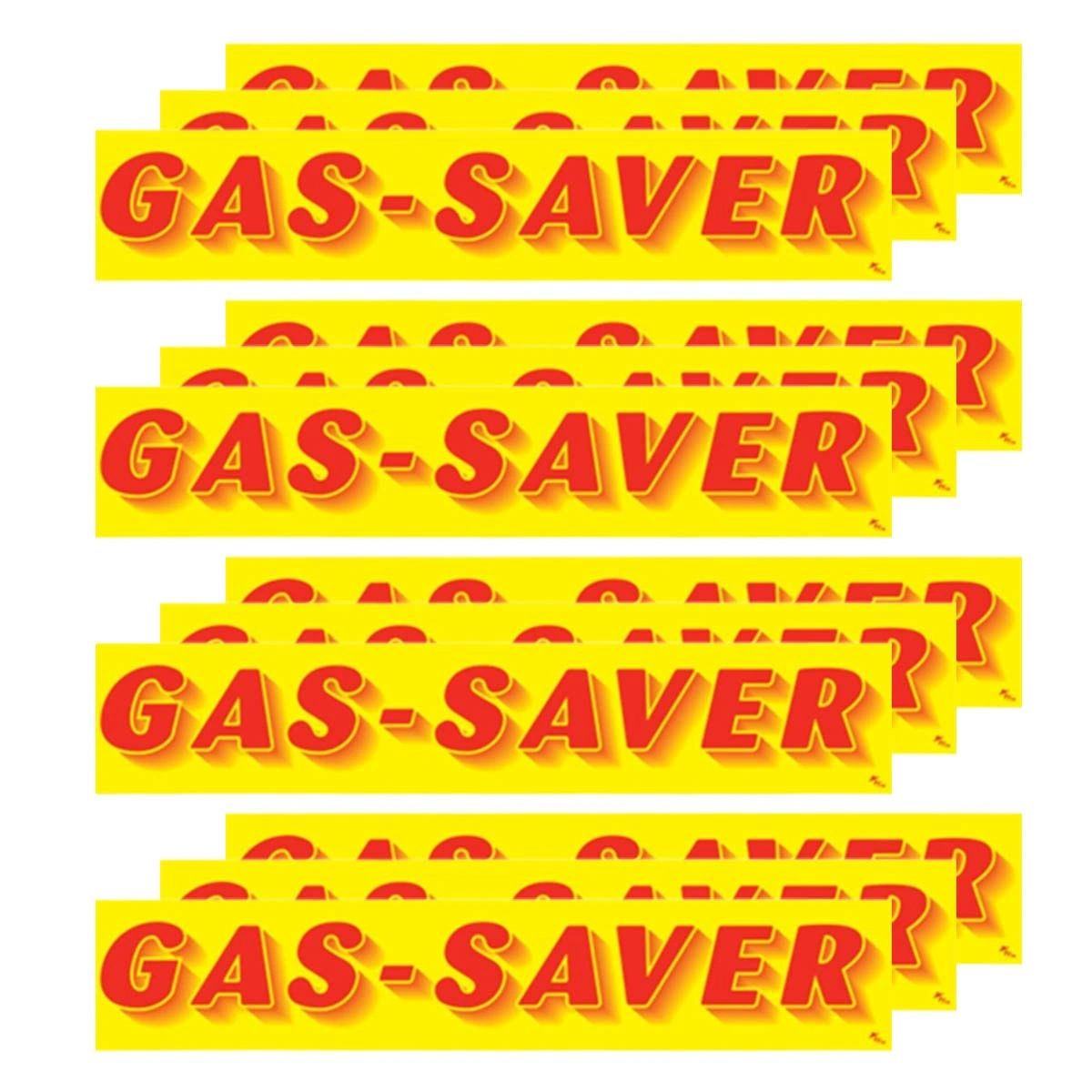 14.5 Inch Red & Yellow Adhesive Windshield Slogan Car Dealer Sticker G ...